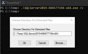 Using PowerShell to restore Missing Windows Installer cache items
